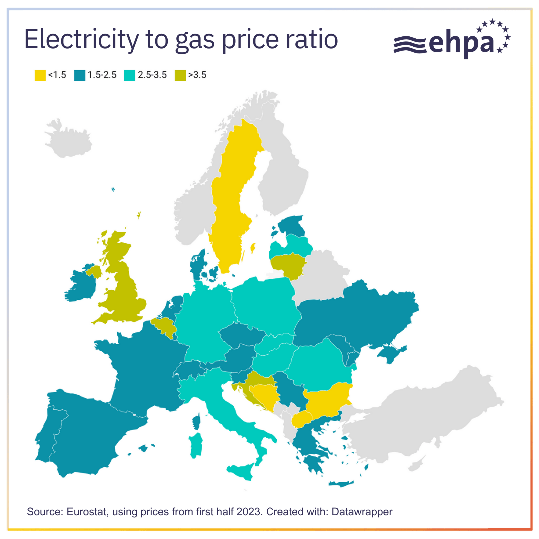 In which countries does the electricity price work for heat pumps? - European Heat Pump Association